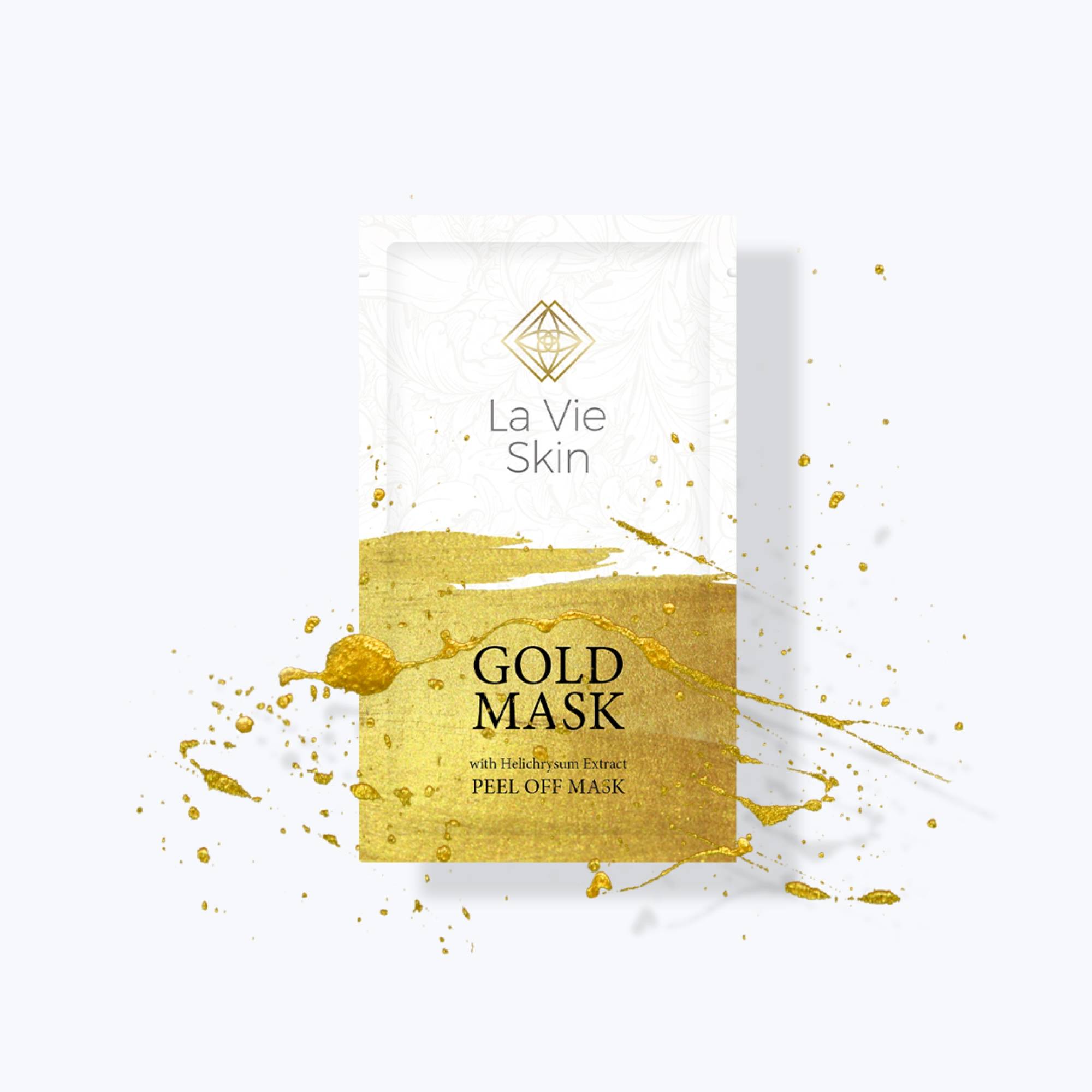 24k Gold Mask With Helichrysum Extract | Peel Off Mask